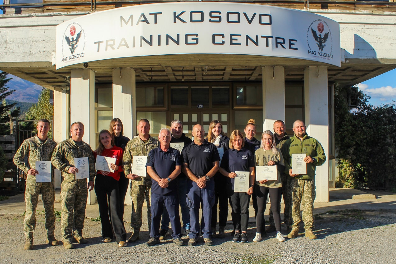 HALO Trust Ukraine Conducting its Technical Training at MAT Kosovo EOD ...